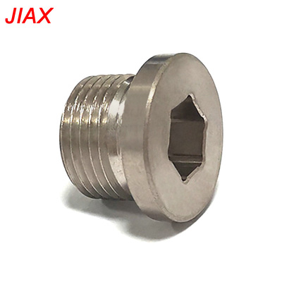 改装汽车配件M18X1.5螺纹不锈钢SS304堵头 内六角喉塞螺栓通用款