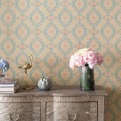 美国进口壁纸 THE BAR TAPESTRY Viridian Wallpaper 环保 墙纸