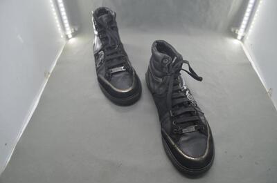 rc真皮系带休闲风短靴高帮鞋