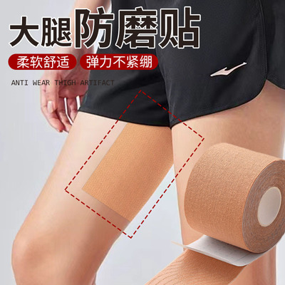 大腿防磨贴内侧防摩擦透明隐形贴