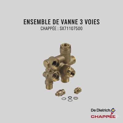 Ensemble de vanne 3 voies Chappe SX711107500