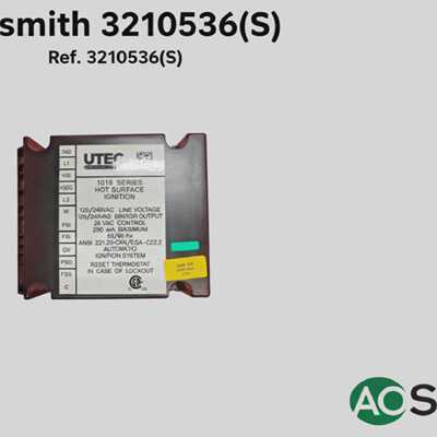Aosmith Controle de l allumage 1018528 3210536S