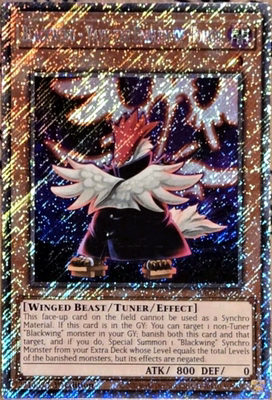 游戏王美英一刷PSCR黑羽－大旆之伐由RA03-EN224 AF2 BF