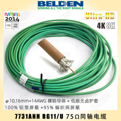 BELDEN 7731ANH 75Ω RG11U同轴电缆 百通荷兰工厂原产 回收
