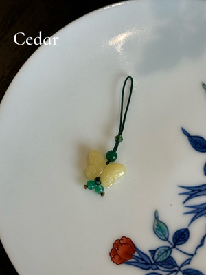 cedar手编蝴蝶壶坠