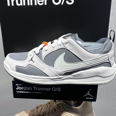 NIKE耐克男灰紫色Jordan CMFT运动鞋低帮复古休闲板鞋HJ6777-003