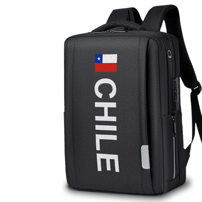 智利男士可扩容休闲出差双肩包