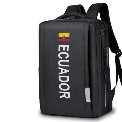 厄瓜多尔男士防震双肩包