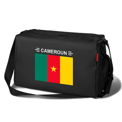 喀麦隆Cameroon国家健身包轻便行李包单肩男女包运动包袋设 无界