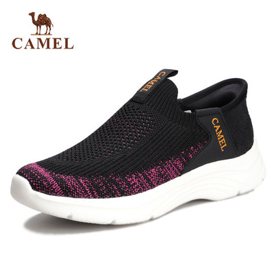 骆驼运动休闲软底透气透气网布鞋