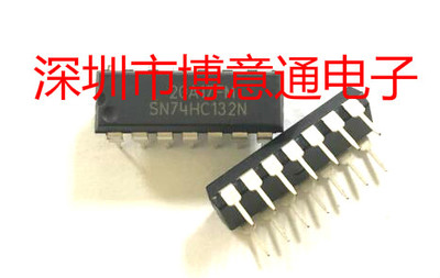全新 74HC132 SN74HC132N 四路2输入与非门 DIP14 TC74HC132AP