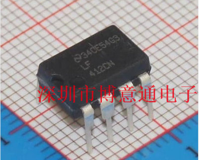 LF412CN 低失调 低漂移双JFET输入 运算放大器LF412原装.可直拍