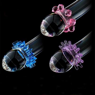 Silicone Cock Ring Delay Premature Ejaculation Condom Men Se
