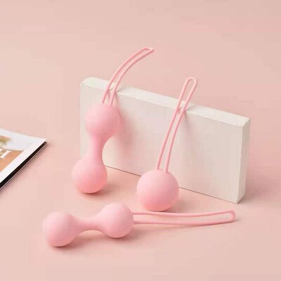 Vaginal ball trainer three-piece suit sex toy silicone ball
