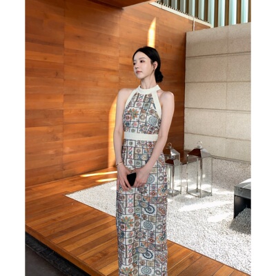 Zwinnie/詹维尼【金缕-独家系列】设计感文艺复古连衣裙GYS202620