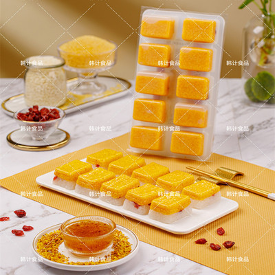 内蒙古大黄米凉糕餐饮酒店整箱免切380g营养酸甜软糯中式糕点韩计