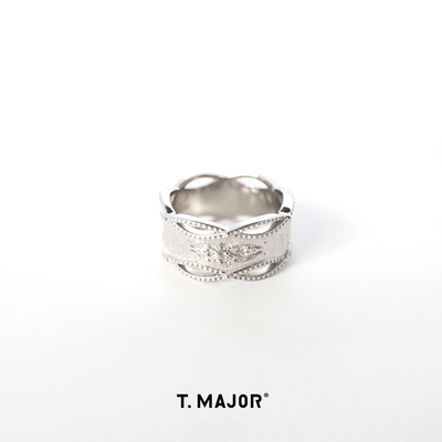 T.MAJOR对戒S925古典宽戒