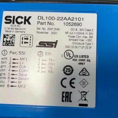 非实价议价议价议价全新德国原装SICK西克激光测距仪1052690 DL10