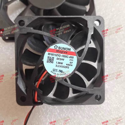 SUNON建准 MF60152V1-1000C-A99 VX/V2/0U 24v磁悬浮静音散热风扇