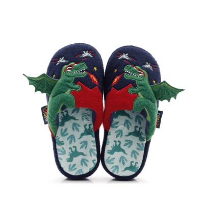 儿童棉拖鞋秋冬2026新款外贸跨境室内家居防滑棉鞋kids slippers