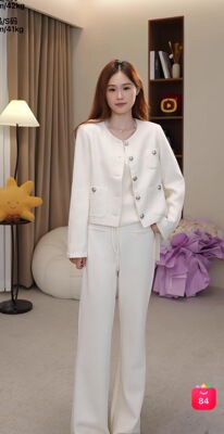 3-17H B百搭抽绳显瘦简约喇叭休闲裤ss26133