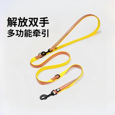 Truelove多功能狗狗牵引绳大小型犬狗链子宠物双头遛狗绳TLL2411