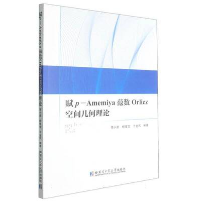 赋p-Amemiya范数Orlicz空间几何理论李小彦  管理书籍