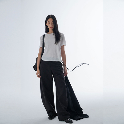 ABow复古俏皮“眼睛”印花T恤