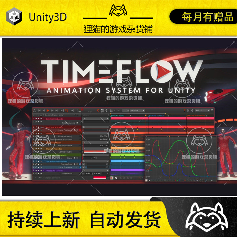 Unity Timeflow Animation System 1.4.1包更新时间轴动画系统_虎窝淘