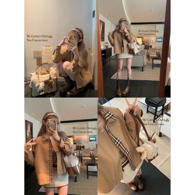 NSS COLLECTION 巴黎塞纳 miu系特殊面料设计感短裙小众a字半身裙