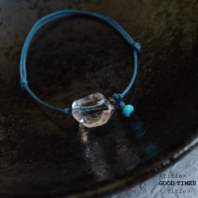 仙女款天然白水晶气质手链