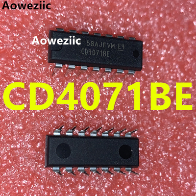 CD4071BE CD4071 DIP-14 直插 四2输入或门 逻辑芯片IC 进口原装