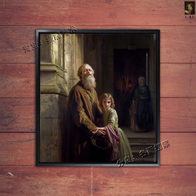 盲眼的乞丐 The Blind Beggar Josephus Laurentius Dyckmans油画