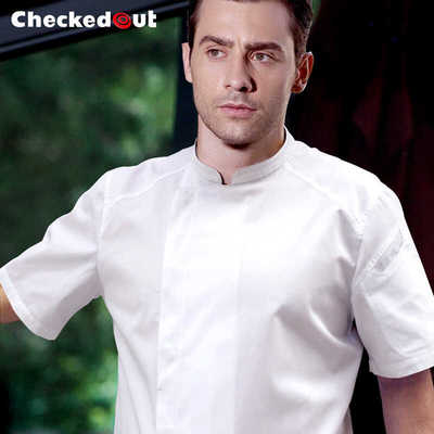 多米来工作服短袖厨师服