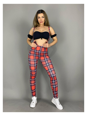 lafitwear原创格子修身瑜伽