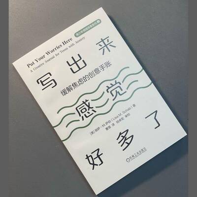 正版书籍 写出来感觉好多了（缓解焦虑的创意手账，释放压力的创意手账丽萨·萨伯机械工业出版社社会科学  人天书店畅销书排行榜