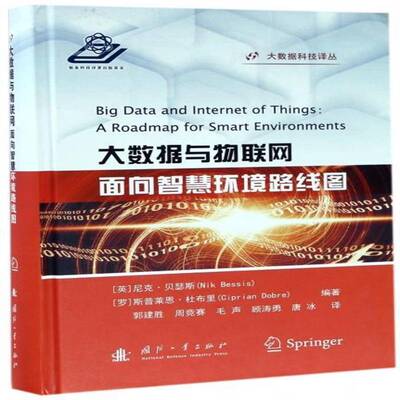 正版书籍 大数据与物联网:面向智慧环境路线图:a roadmap 尼克·贝瑟斯国防工业出版社计算机与网络数据处理 人天书店畅销书排行榜
