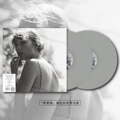 泰勒·斯威夫特 霉霉 folklore民间故事相遇版 2LP双彩胶灰胶唱片