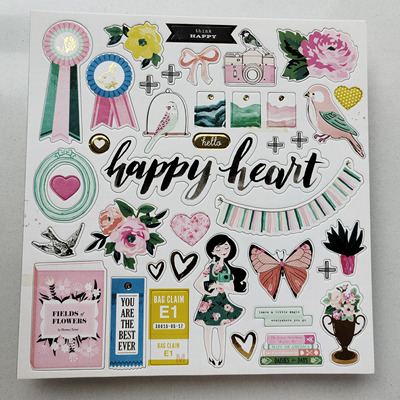 欧单可爱女孩剪贴簿相册装饰12寸