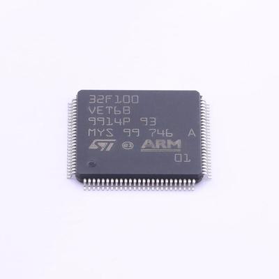 原装 假一赔十 STM32F100VET6B 100VET6B QFP-100 微控制器单片机