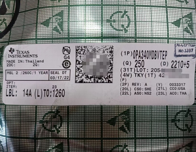 原装 假一赔十 OPA340MDBVTEP 丝印CVS SOT23-5 运算放大器芯片