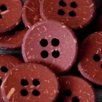 事儿设计师品牌砖斑进口树脂扣子