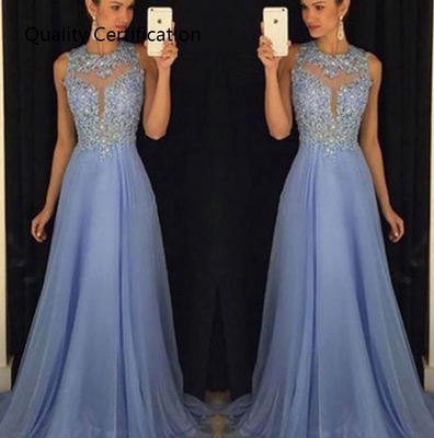 Women Long Formal Party Dress Lace Dress