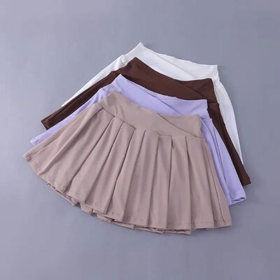 Women Tennis Pleated Skirt High Waisted Athletic Golf Skorts