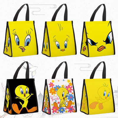 Tweety Bird 崔弟 便当袋 崔迪 饭盒袋保温便携午餐盒带饭包 翠儿