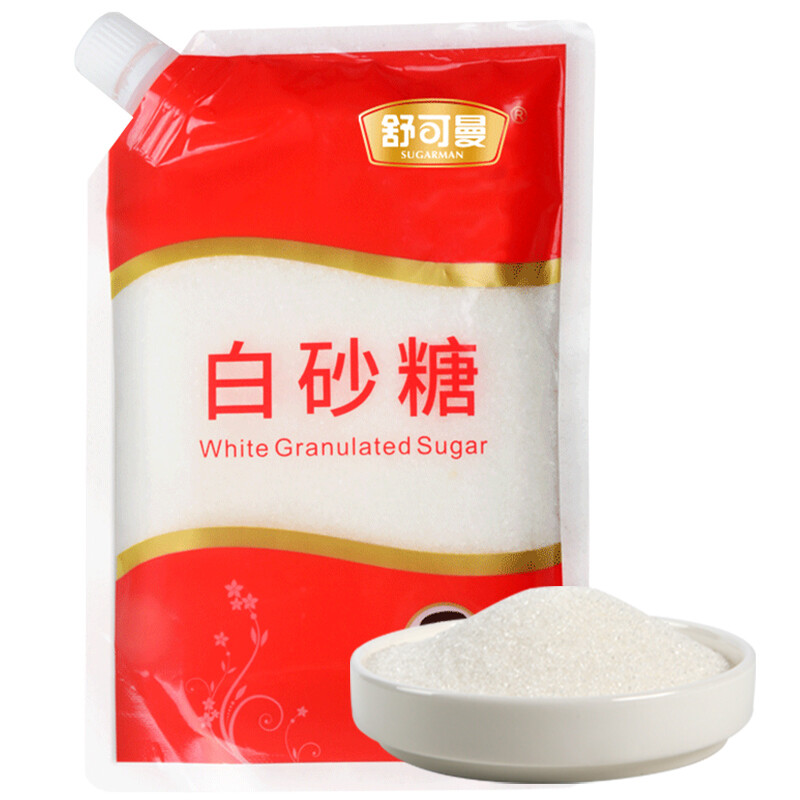 舒可曼 食糖 白糖 白砂糖 碳化糖 调料调味 咖啡伴侣冲饮用糖 400