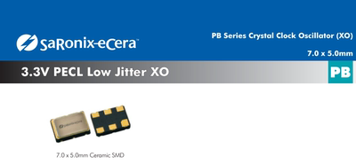 LVPECL 差分贴片晶振SARONIX 6脚 7050 5070 75M 75MHZ 75.000MHZ