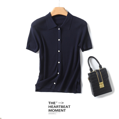 【CC家居控】特！莱赛尔桑蚕丝棉！开衫短T恤 H3068 女装 F12