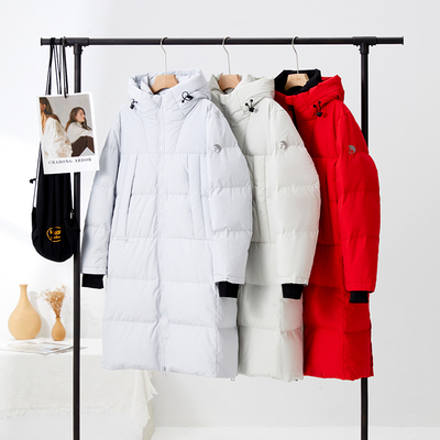 【CC家居控】鹅绒 !加厚加暖 !长款羽绒服 H3973 男女同款 F3006