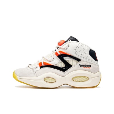 Reebok Question Pump耐磨透气中帮复古篮球鞋男女同款
